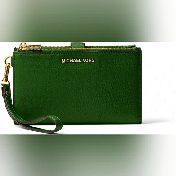 Michael Kors | Bags | Michael Kors Mk Designer Adele Forrest Green ...